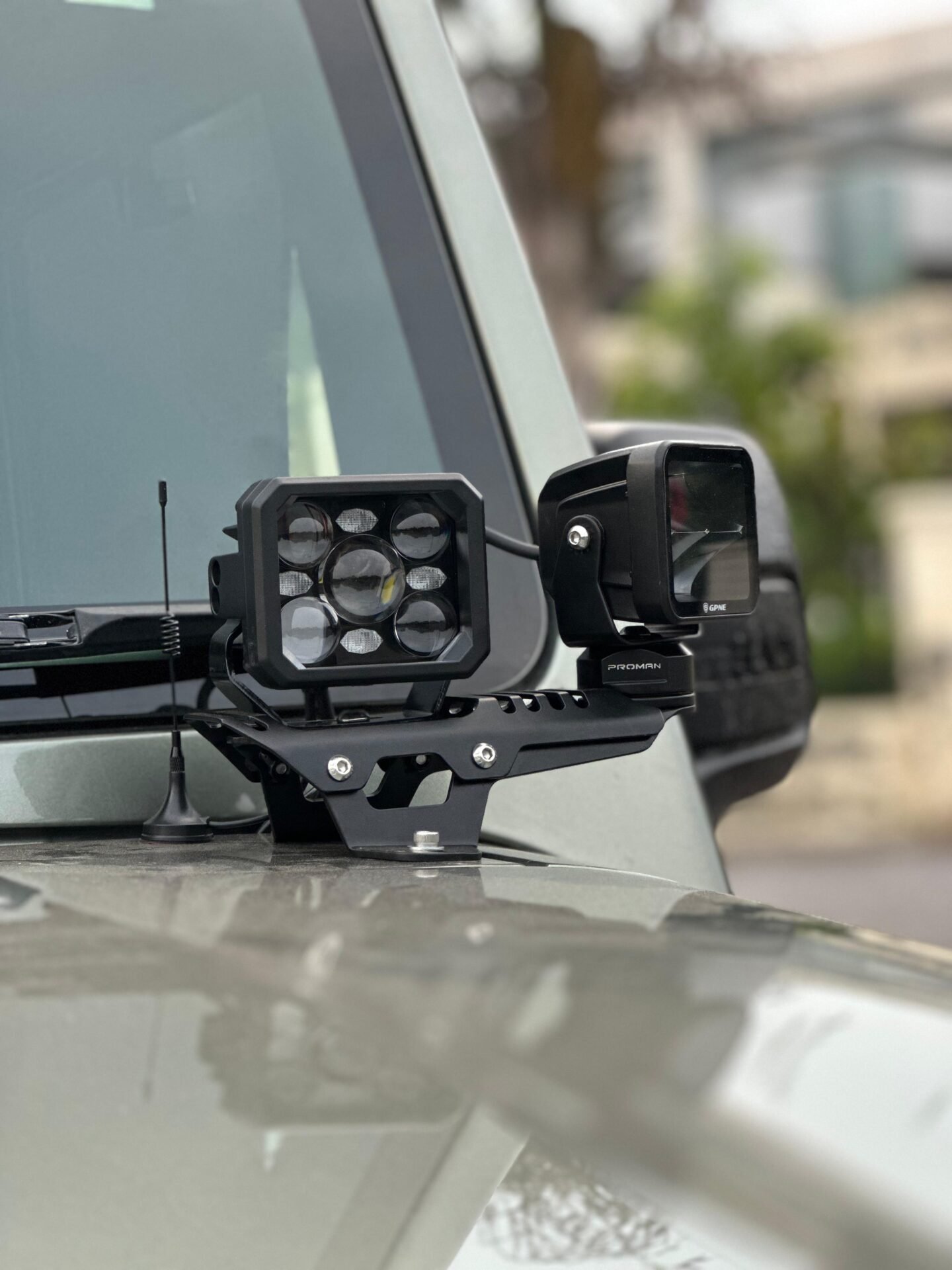 Buy Proman Work Lights Mount Brackets Mahindra Thar