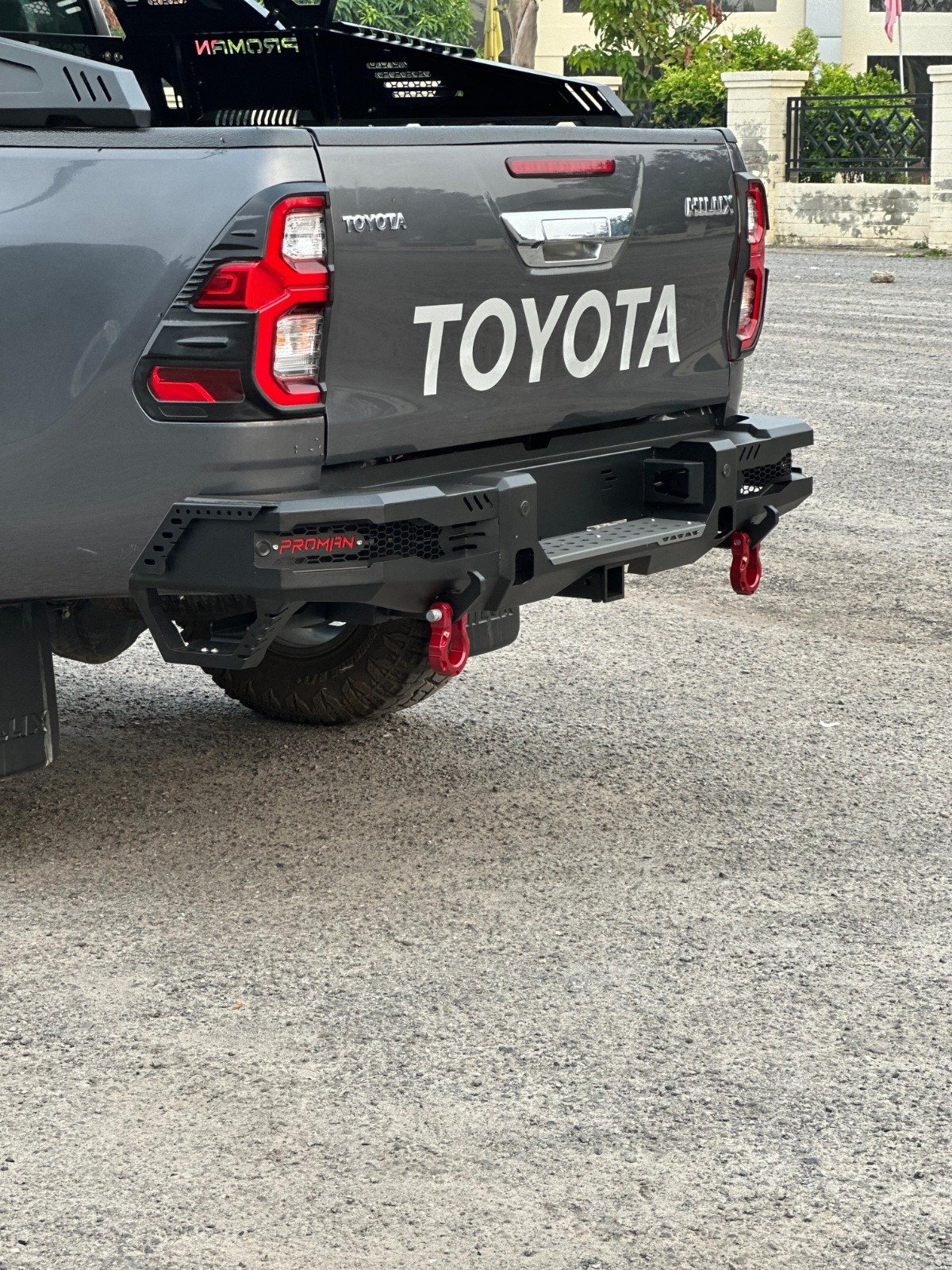 Buy ProMan Hilux Thunder Series Rear Metal Bumper